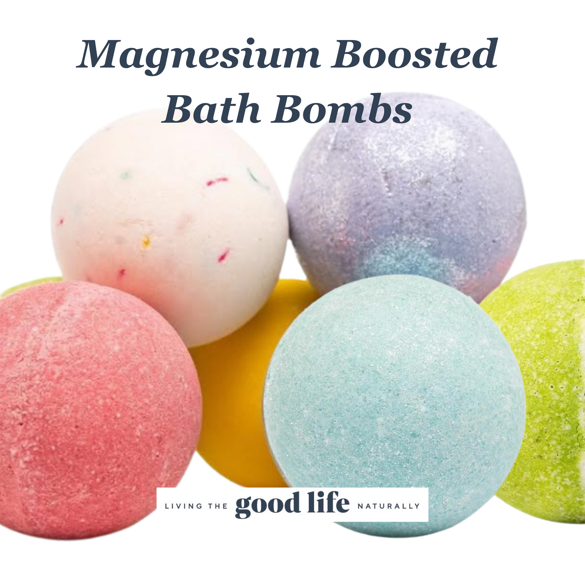 Magnesium Boosted Bath Bombs